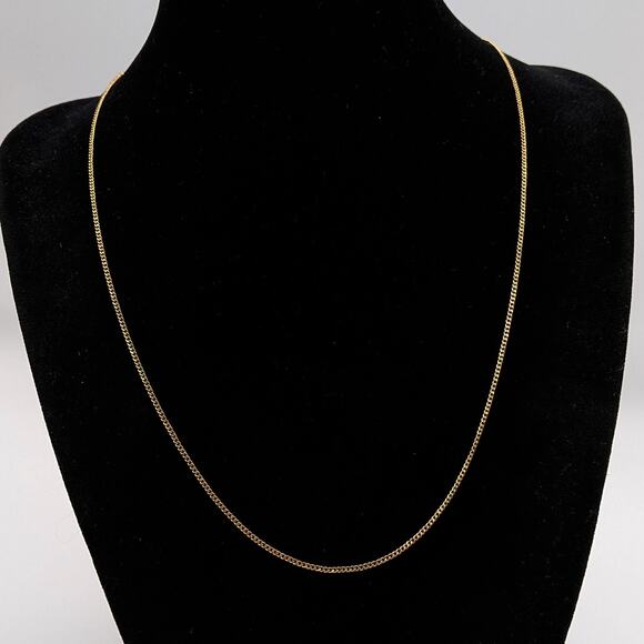 Lenox | Jewelry | Lenox 2 14k Gold Filled Dainty Curb Chain Necklace ...